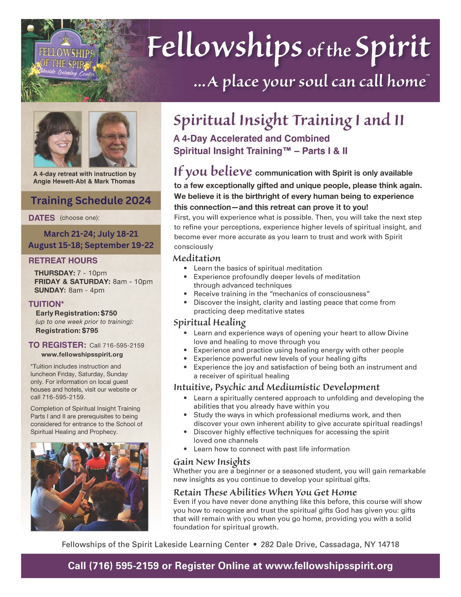 Spiritual Insight Training - Fellowships Of The Spirit